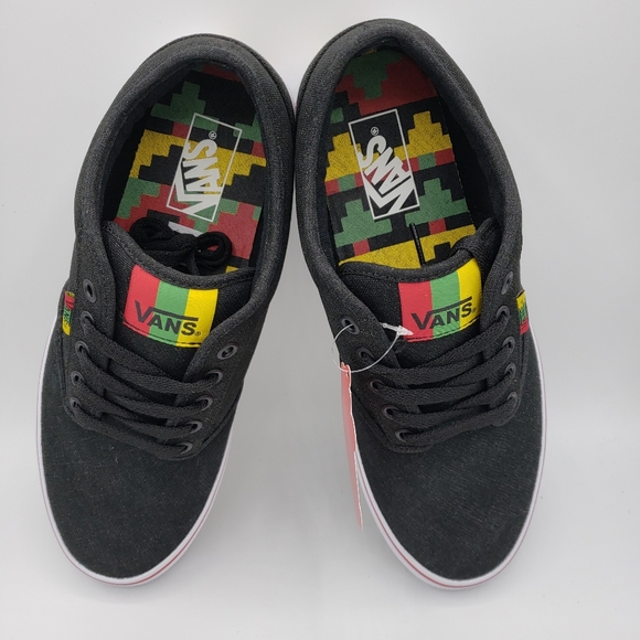 Vans | Shoes | Vans Atwood Rasta Skate Shoes | Poshmark